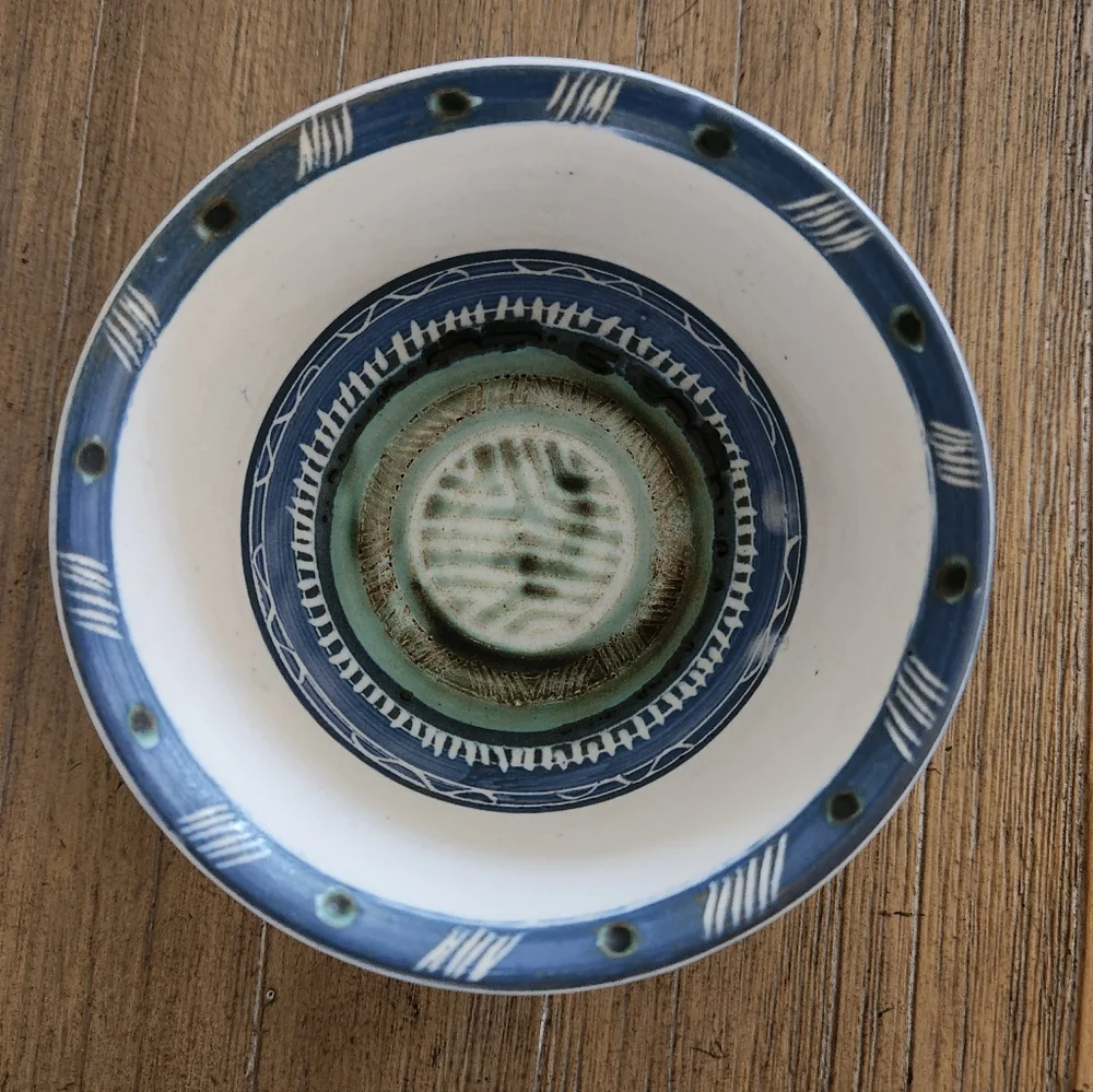 Art | Studio Pottery Set Of 2 Nesting Bowls Hand Made Vintage And ...